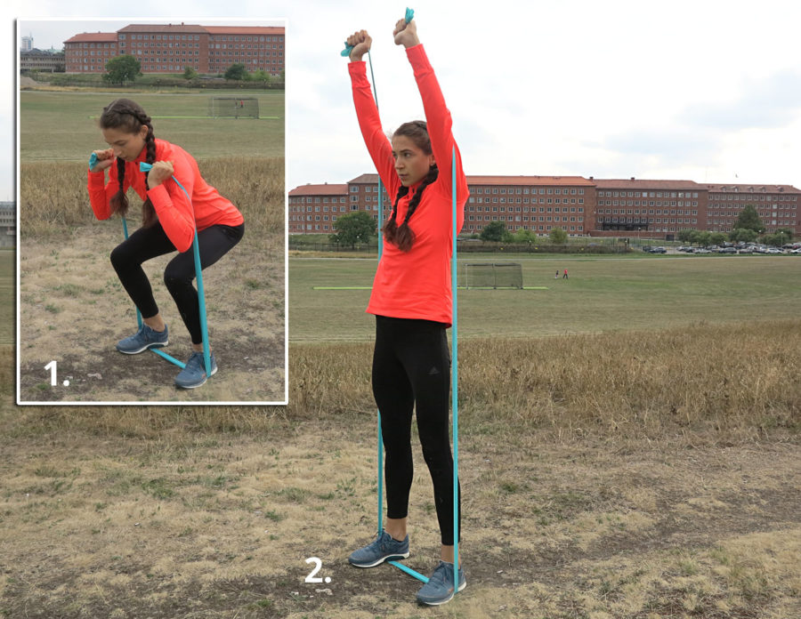 Träna med gummiband – 6 övningar för ett komplett helkroppspass ...