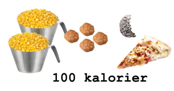 10 vanliga livsmedel - Så mycket får du för 100 kalorier - Sporthälsa