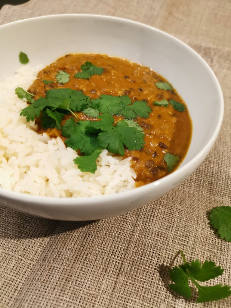 Krämig vegansk indisk gryta - by Derin