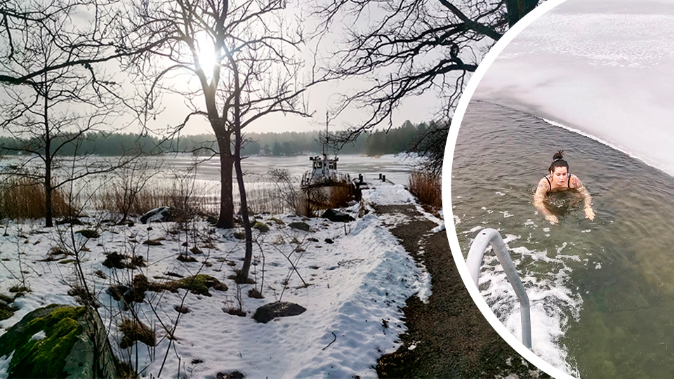Vinterbad och spa på Marholmen - by Derin