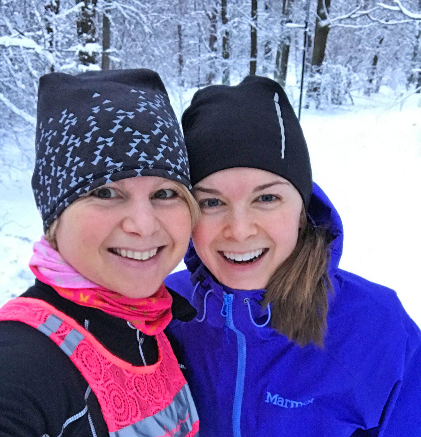 Kunglig löpdejt i vinterskrud