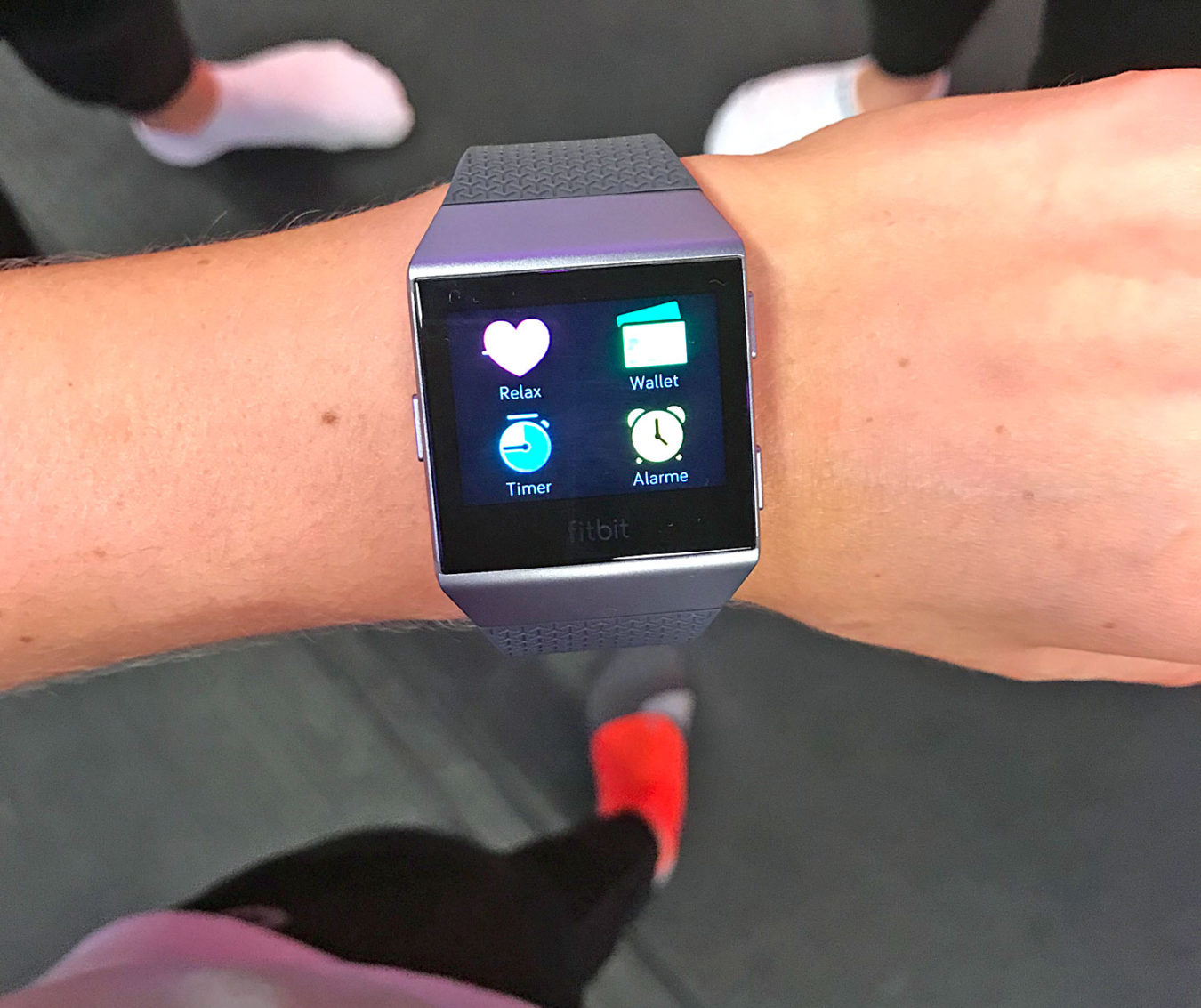 WOD med nya Fitbit på Fightbox Stockholm