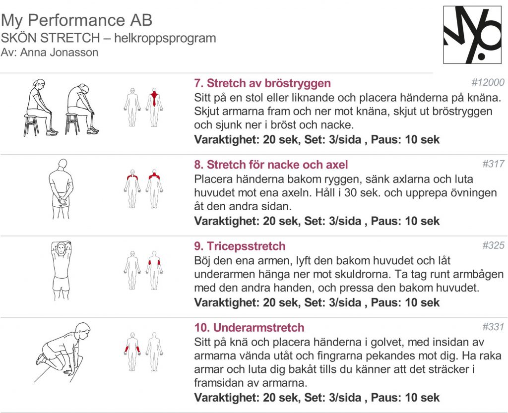 10 sköna stretchövningar för hela din kropp - Anna Jonasson - Trend o ...