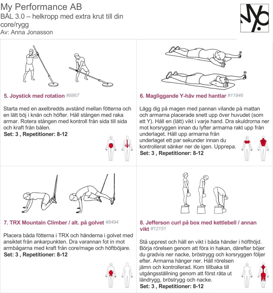 TRÄNA BÅLEN 3.0 – helkroppsprogram med extra krut till din mage och ...