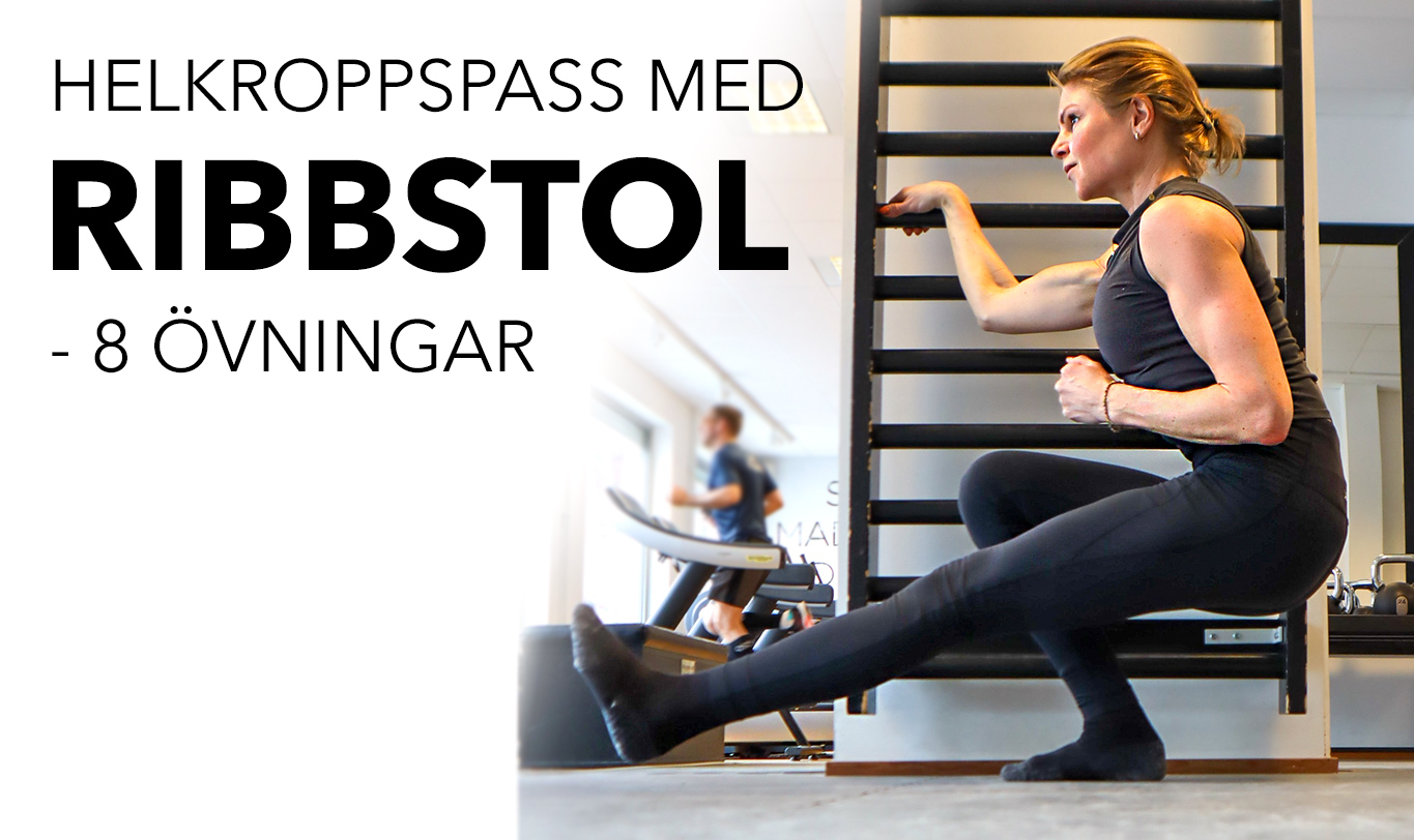 Effektiv träning med ribbstol – 8 övningar för hela din kropp - Anna ...