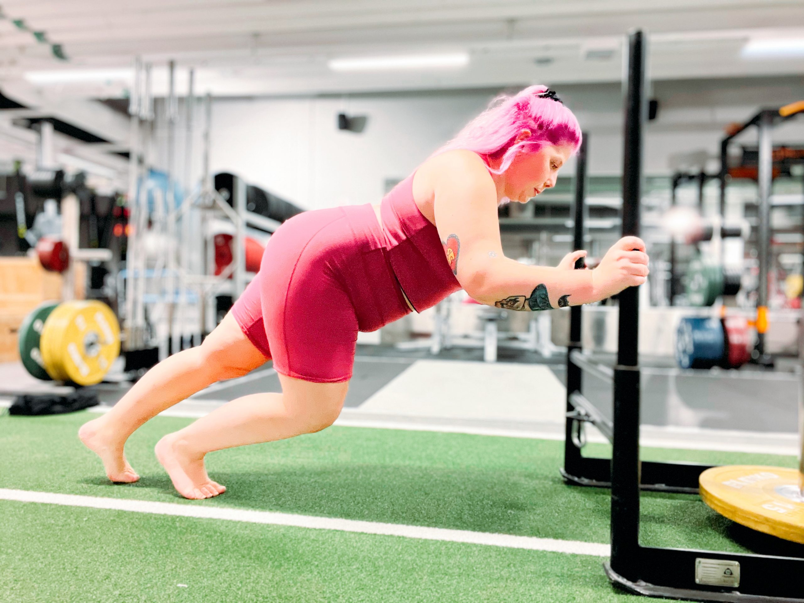 6 sätt att träna med en släde - Fitnessfeministen