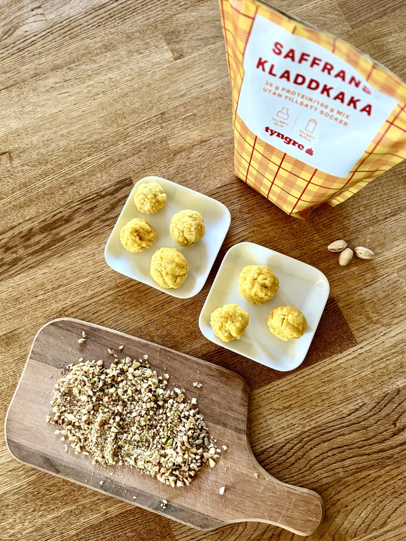 Nyttiga saffransbollar - Recept på enkla & proteinrika saffransbollar